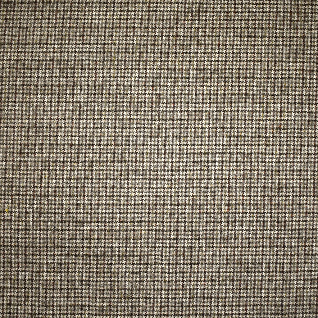 Tiny Houndstooth Wool Flannel Suiting Taupe/Olive – Style Maker Fabrics