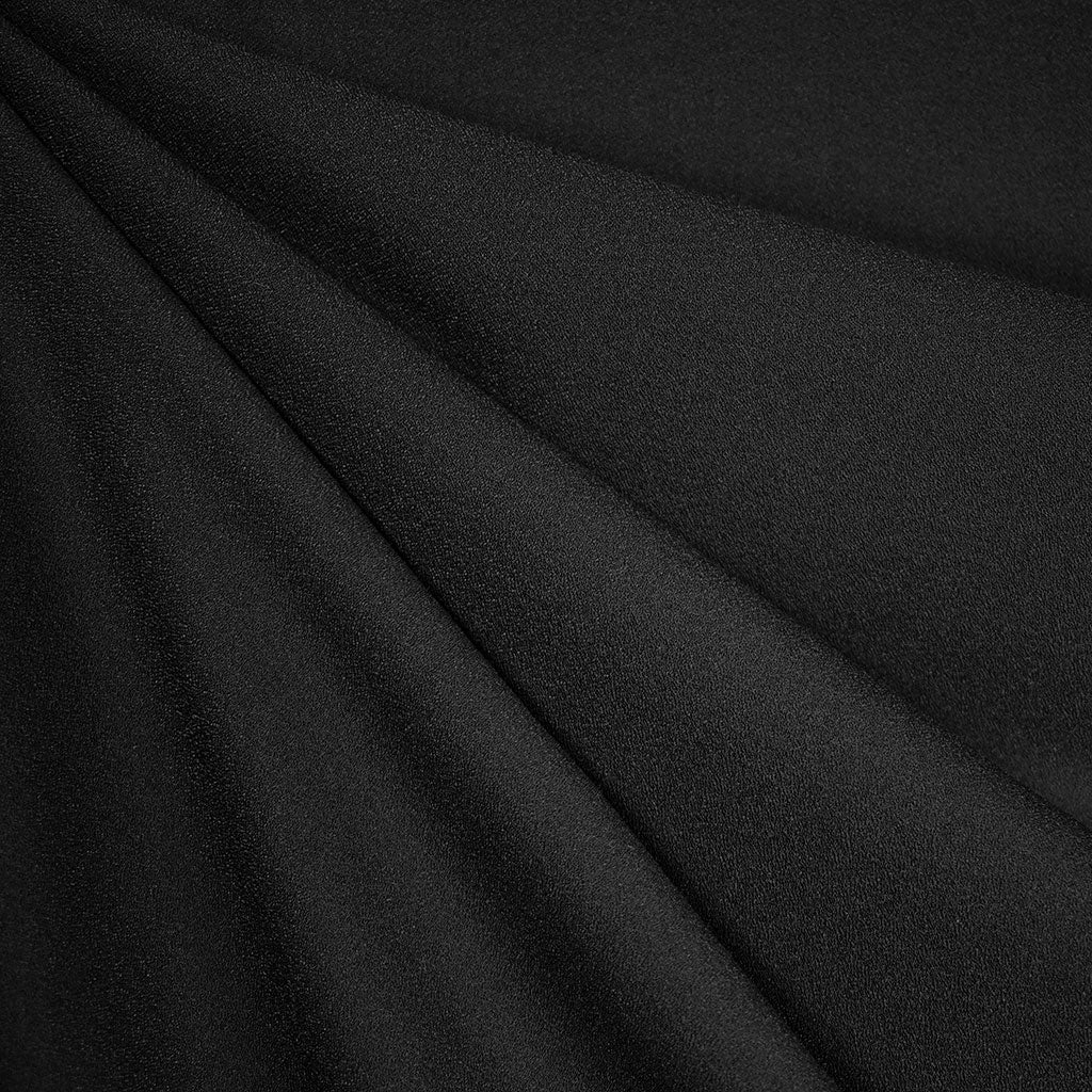 Mid Weight Crepe Texture Stretch Suiting Black – Style Maker Fabrics