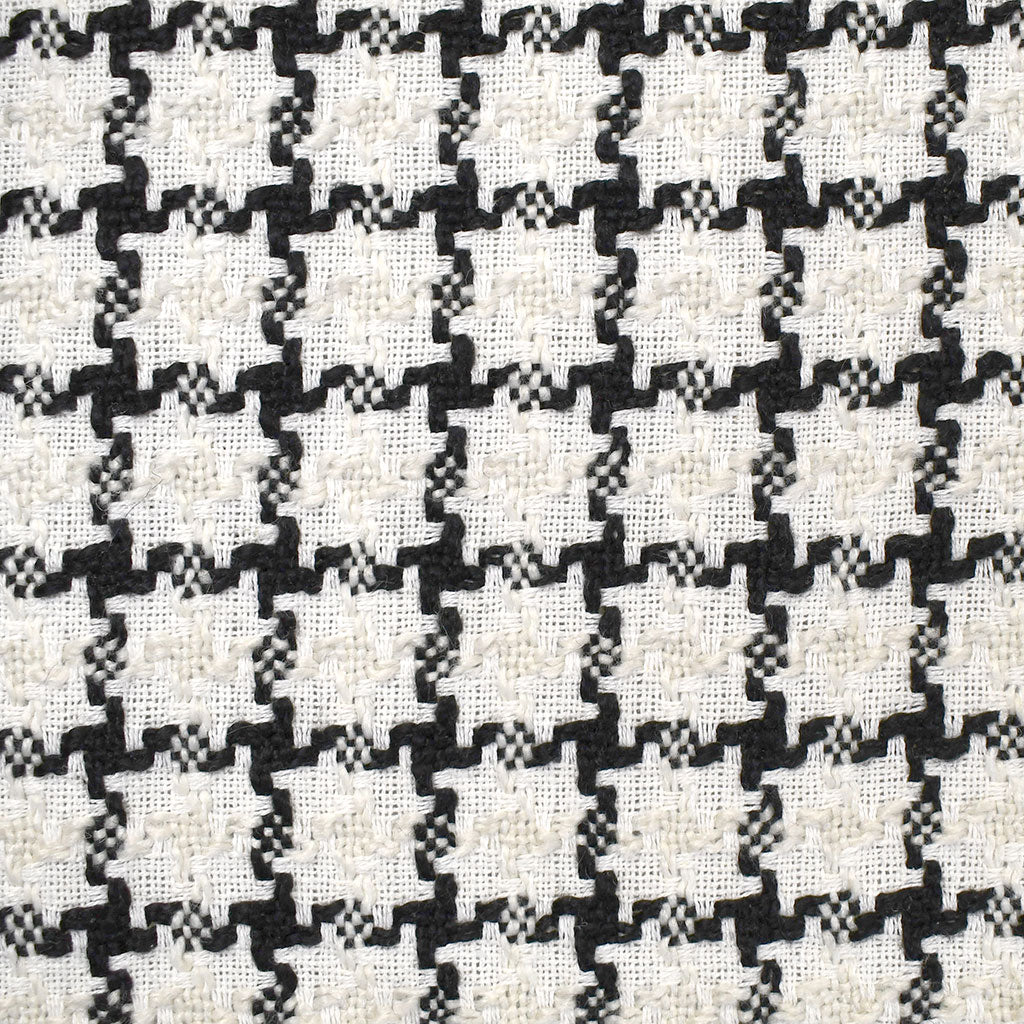 Window Plaid Chunky Tweed Coating Vanilla/Black – Style Maker Fabrics