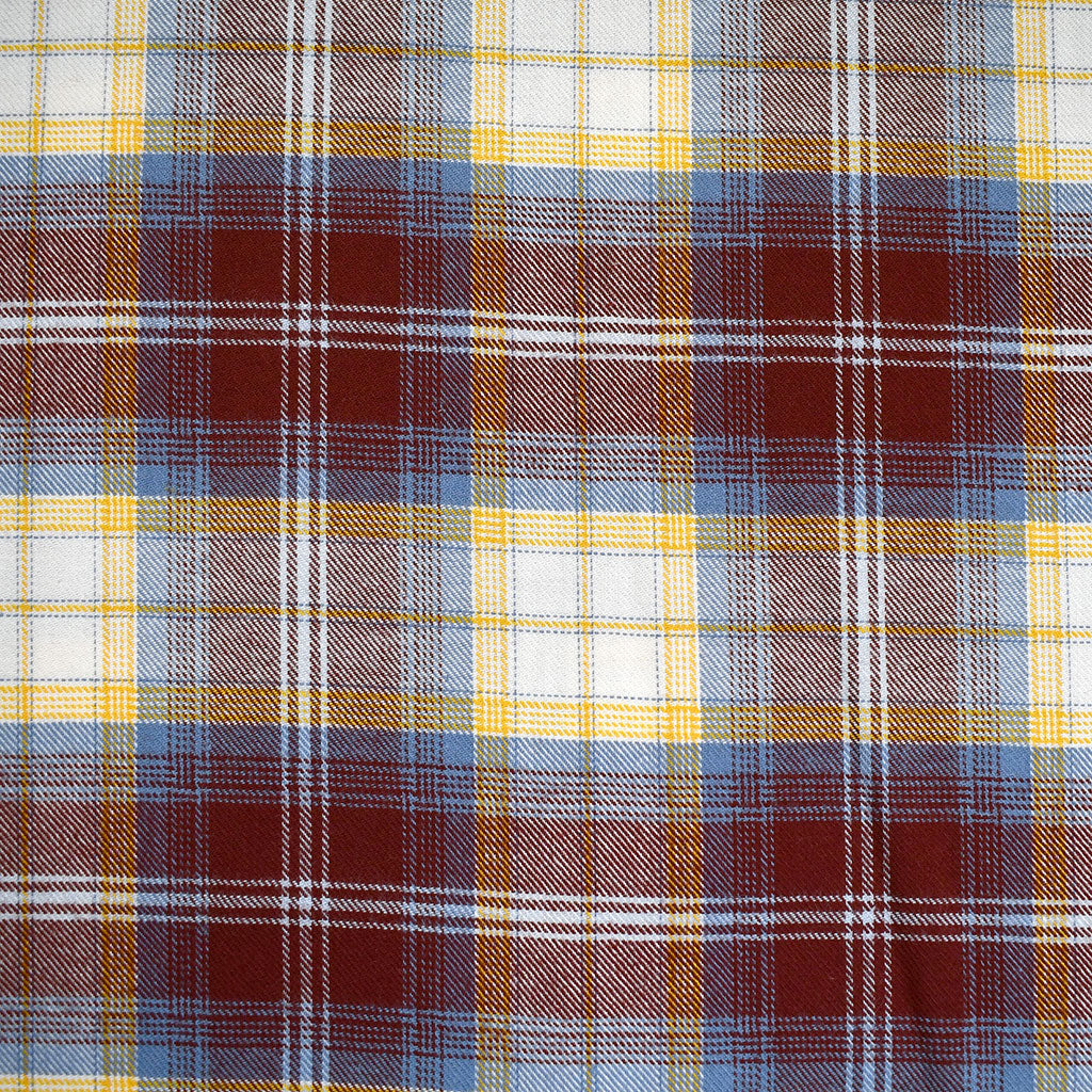 Multi Plaid Cotton Flannel Shirting Rust/Vanilla – Style Maker Fabrics