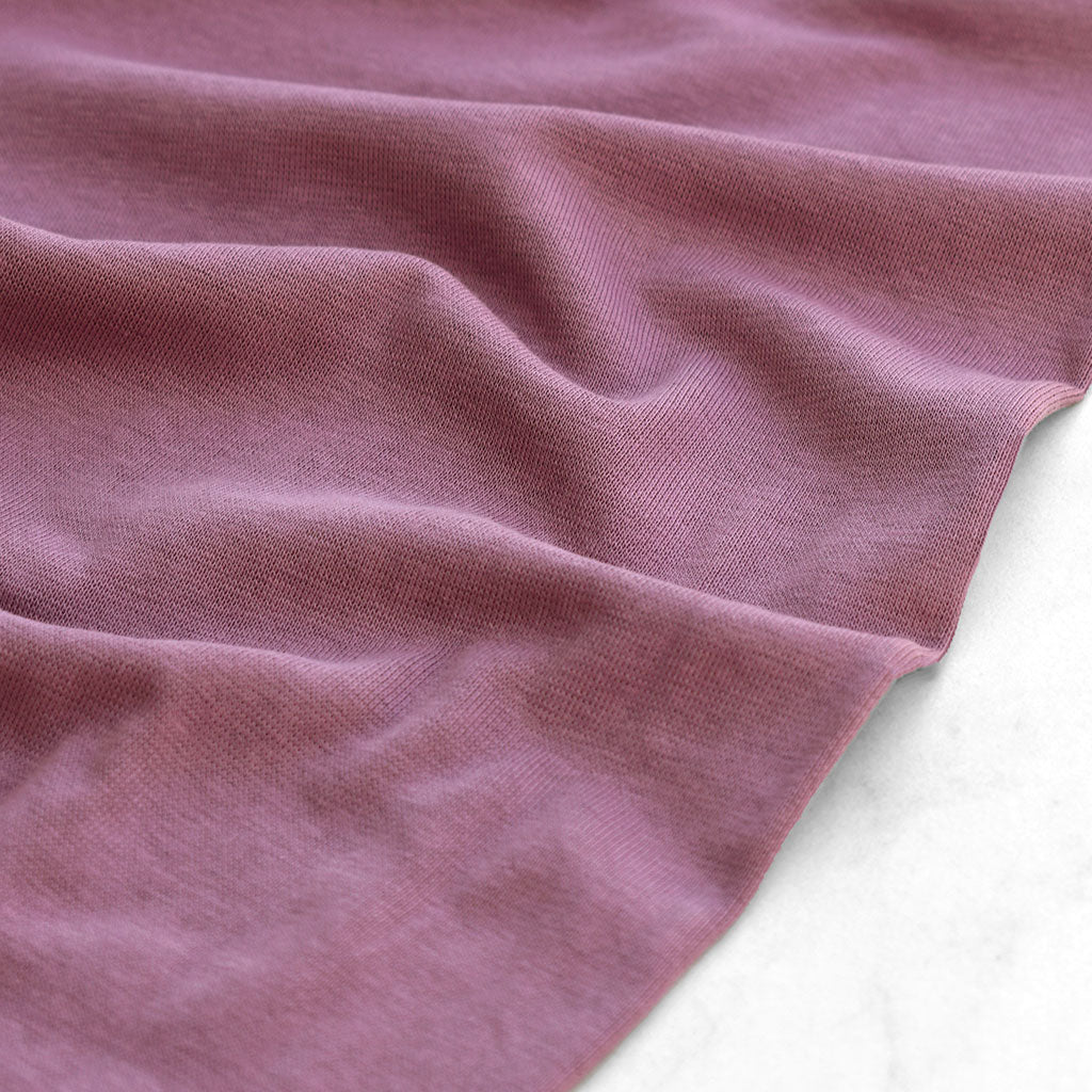 Classic Fine Cotton Ribbing Lilac – Style Maker Fabrics