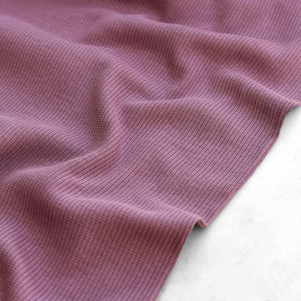 Classic Thick Cotton Ribbing Lilac – Style Maker Fabrics