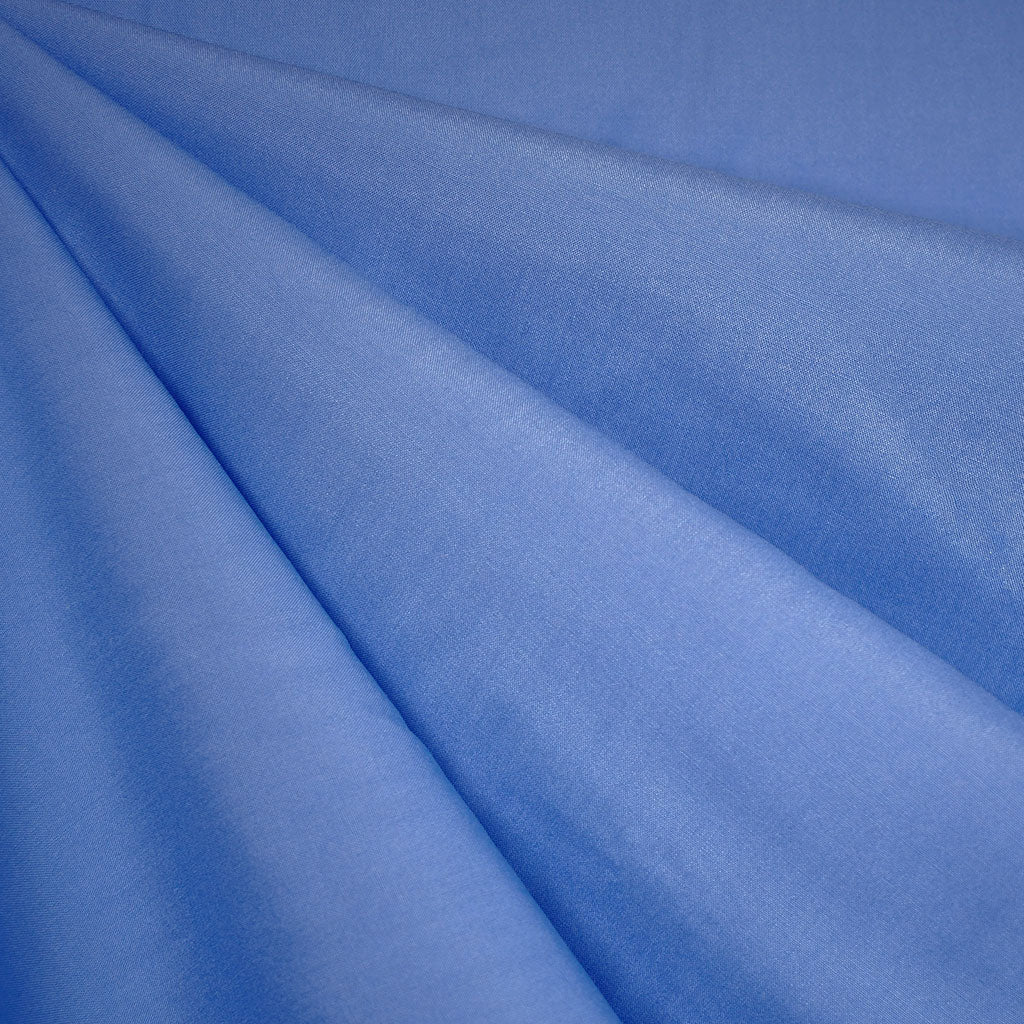 Rayon Poplin Solid Azure Blue – Style Maker Fabrics