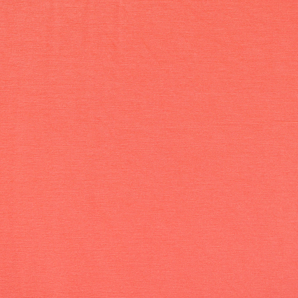 Designer Modal Jersey Knit Solid Coral – Style Maker Fabrics