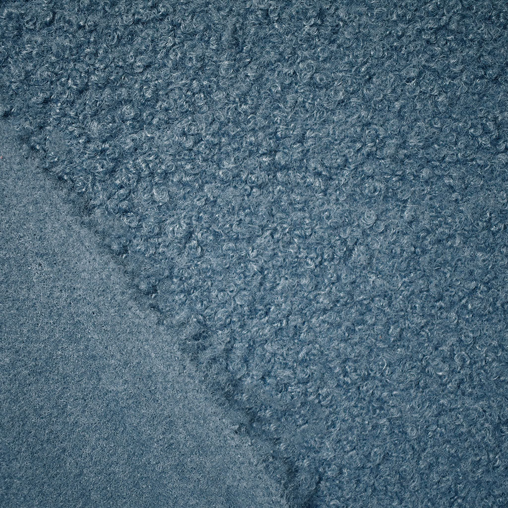 Plush Boucle Fleece Solid Denim Blue – Style Maker Fabrics