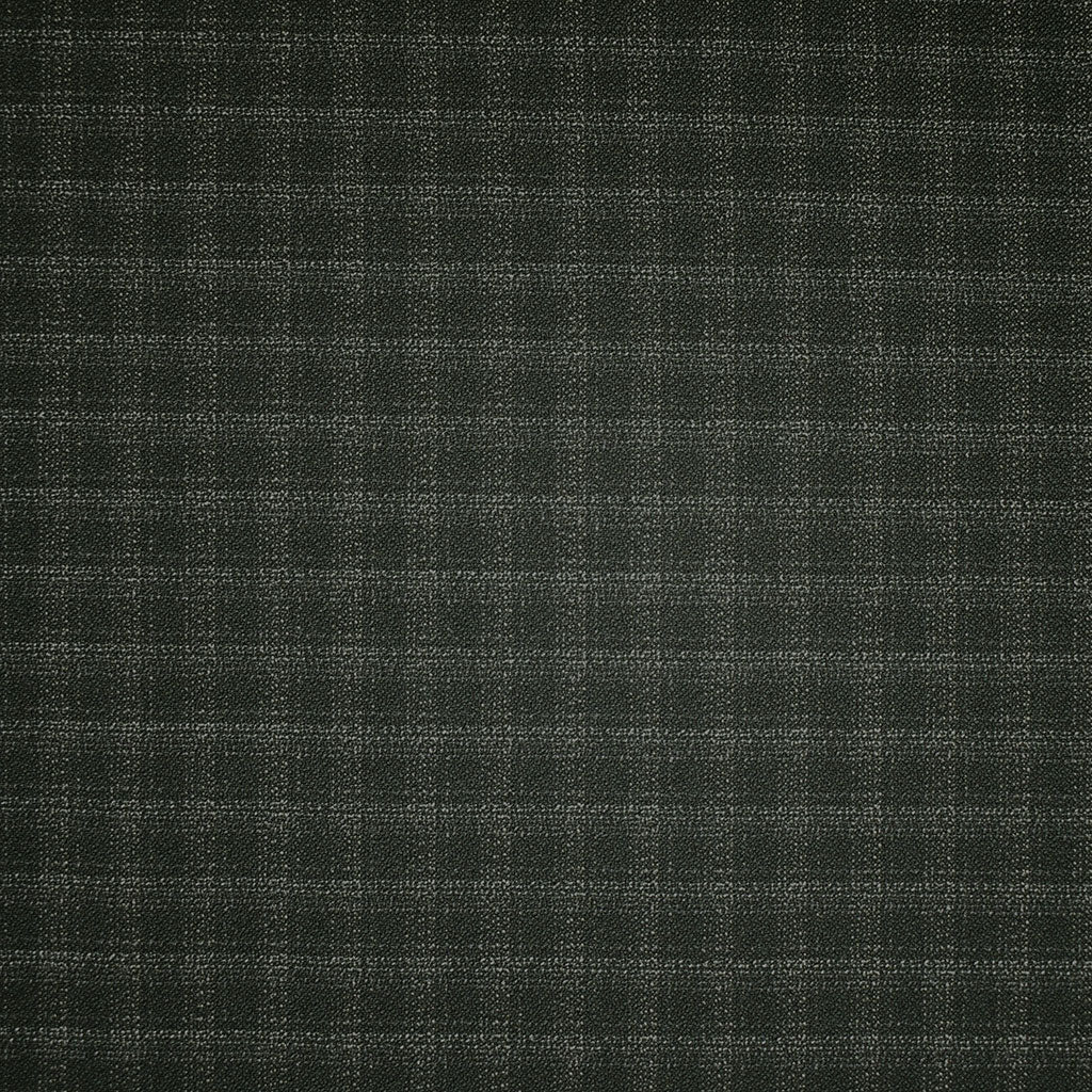 Subtle Mini Window Plaid Stretch Crepe Suiting Hunter – Style Maker Fabrics
