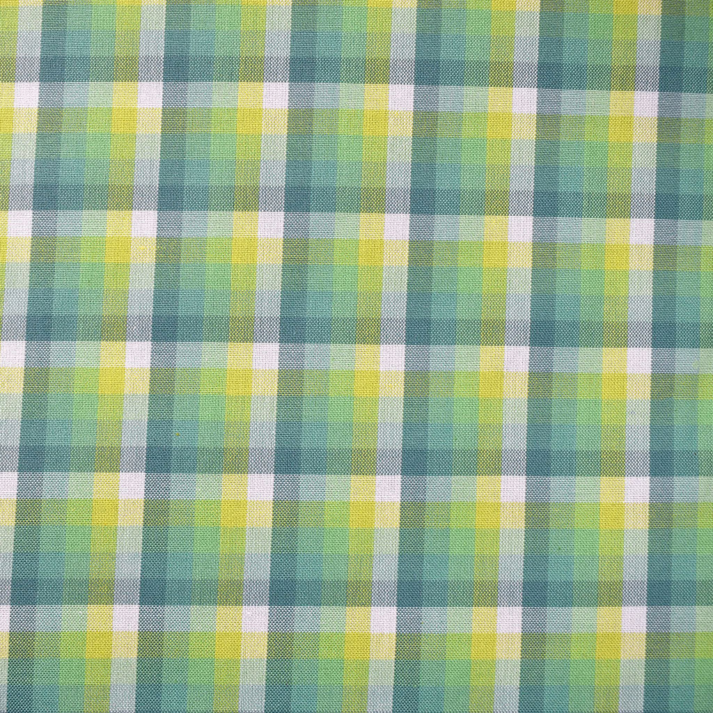 Tonal Check Plaid Cotton Shirting Sage – Style Maker Fabrics
