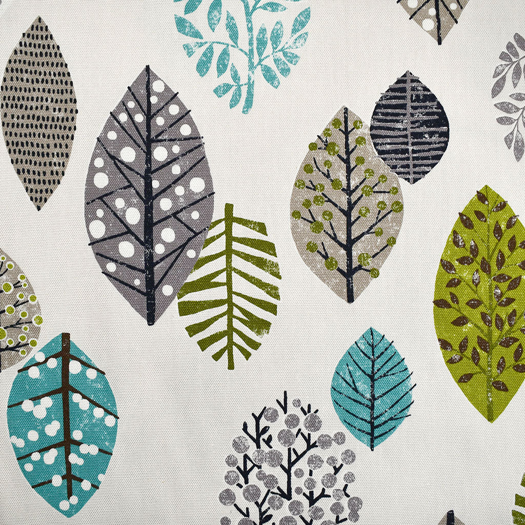 Japanese Block Print Leaves Oxford Canvas Vanilla – Style Maker Fabrics