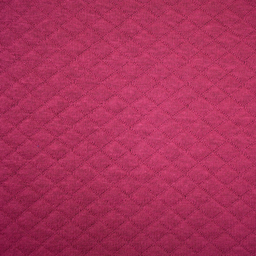 Soft Diamond Quilted Double Knit Raspberry – Style Maker Fabrics