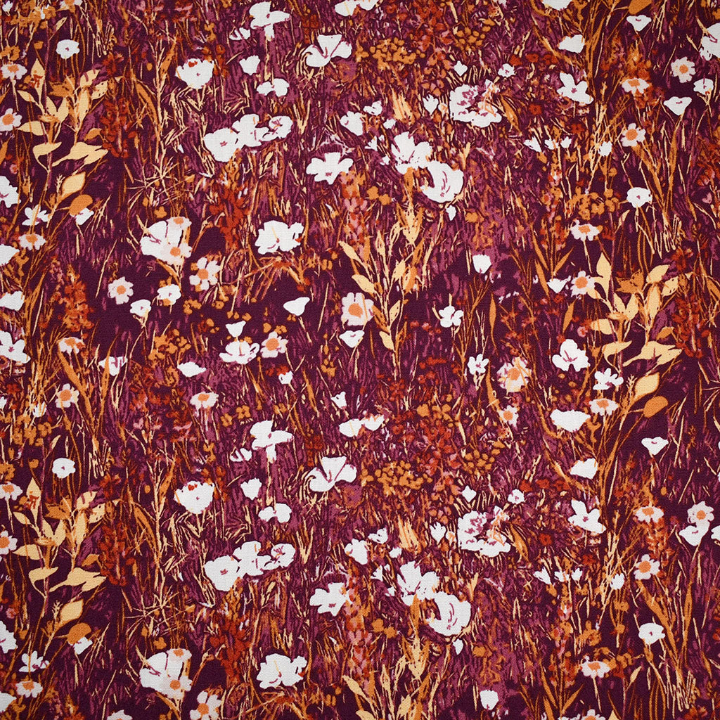 Tumbleweed Great Plains Mottled Floral Premium Cotton Plum SY – Style ...