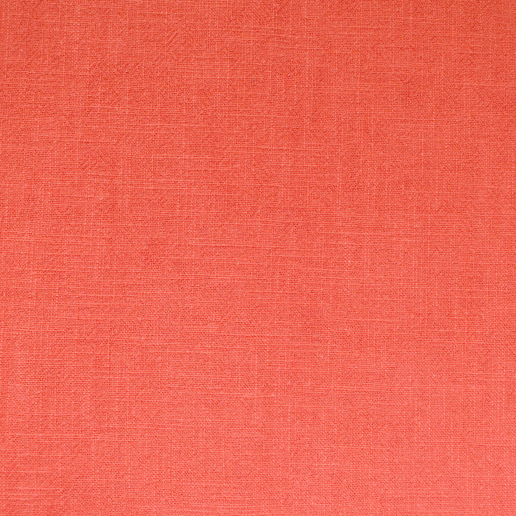 Stonewashed Textured Linen Bottom Weight Coral – Style Maker Fabrics