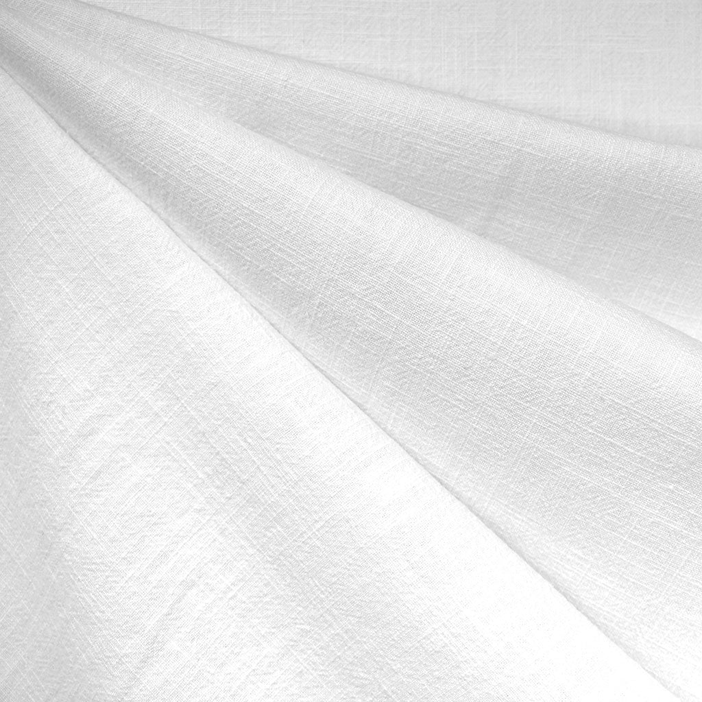 Stonewashed Textured Linen Bottom Weight White – Style Maker Fabrics