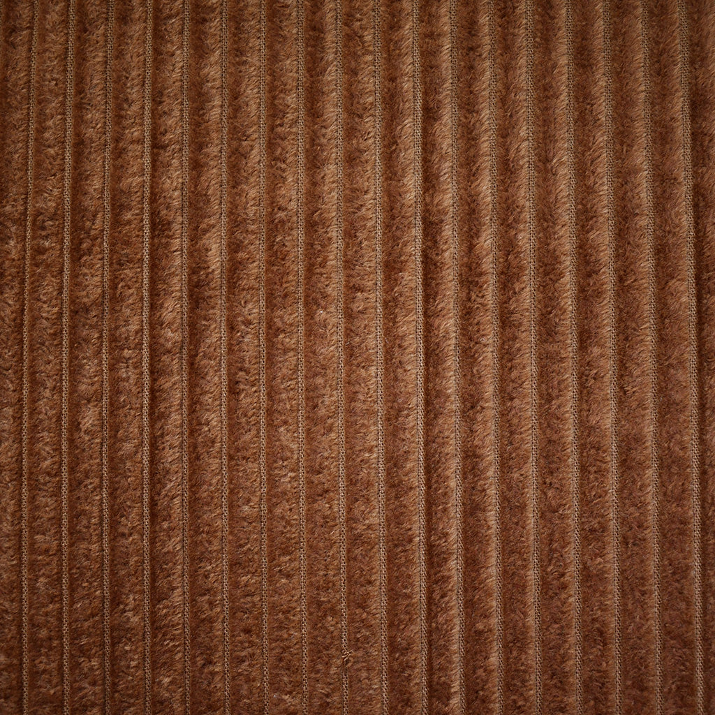 See You at Six Plush Wide Rib Corduroy Rustic Brown – Style Maker Fabrics