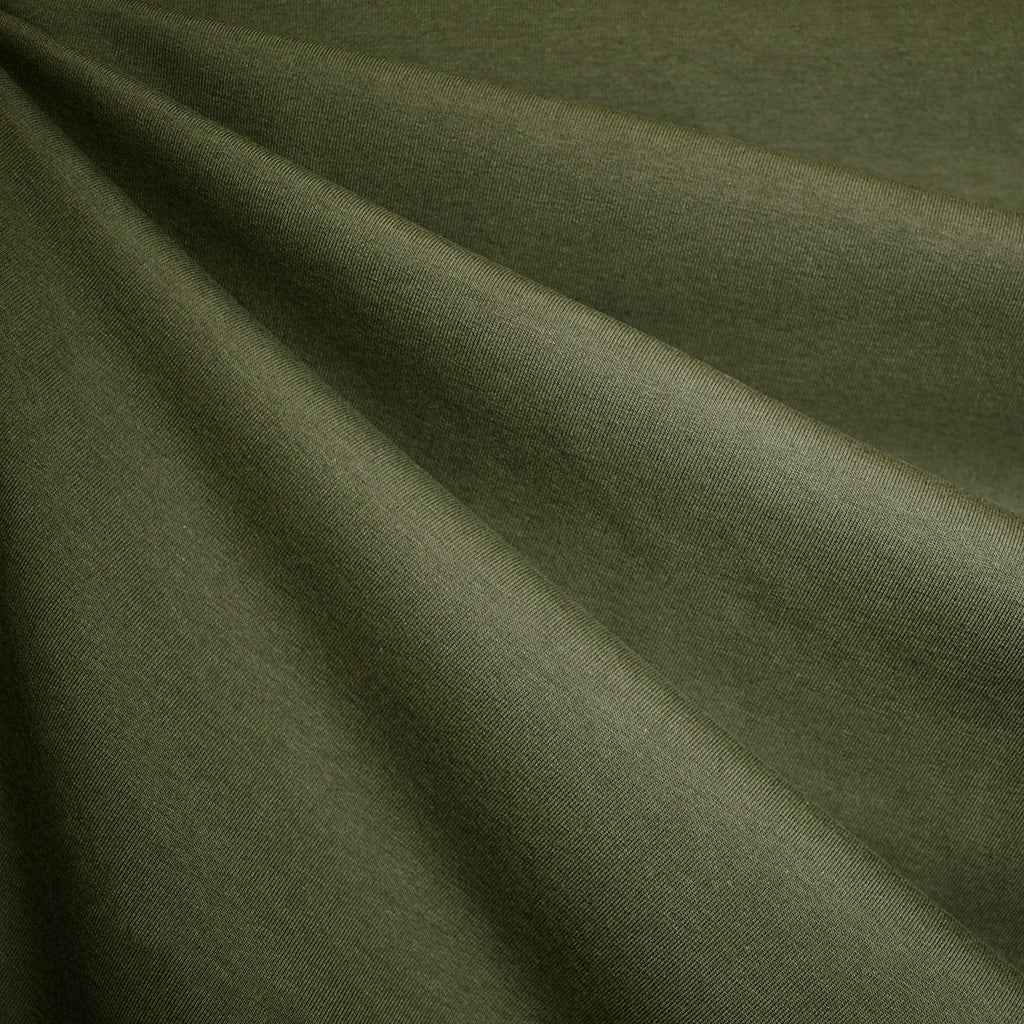 See You at Six Solid French Terry Woods Green – Style Maker Fabrics