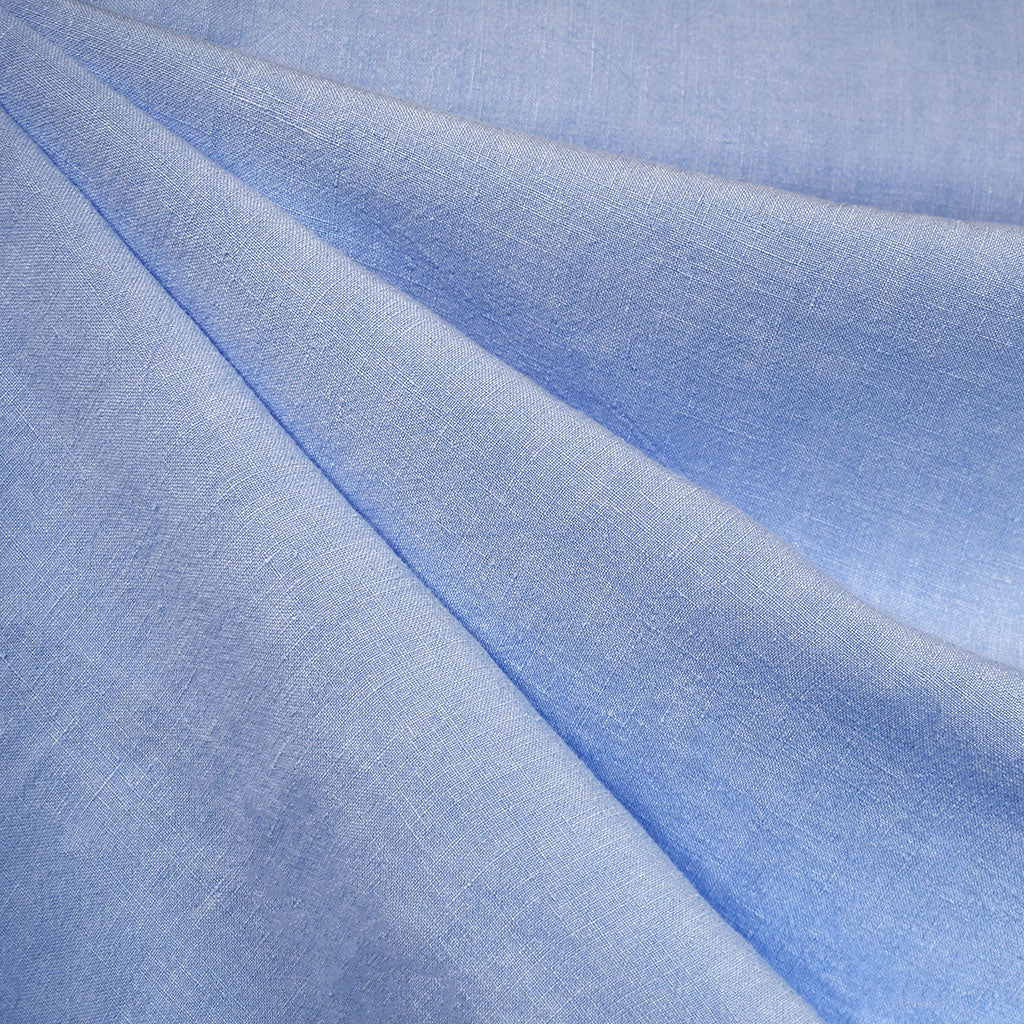 Soft Washed Linen Solid Cornflower SY – Style Maker Fabrics