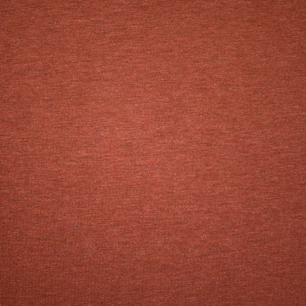 Vibrant Heather Cotton Jersey Knit Rust – Style Maker Fabrics