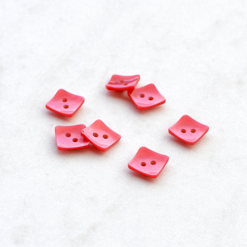 Shiny Pearlized Square Shirt Button – Style Maker Fabrics