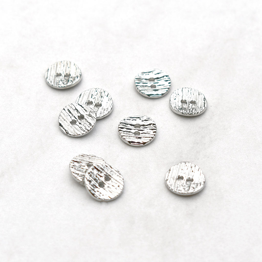 Stripe Textured Full Metal Shirt Button – Style Maker Fabrics