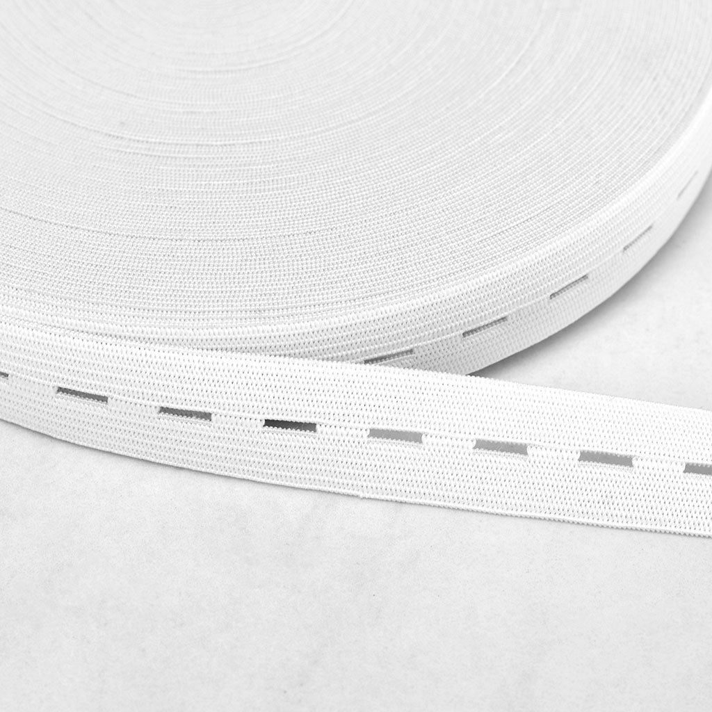 Soft Knit Button Hole Elastic – Style Maker Fabrics