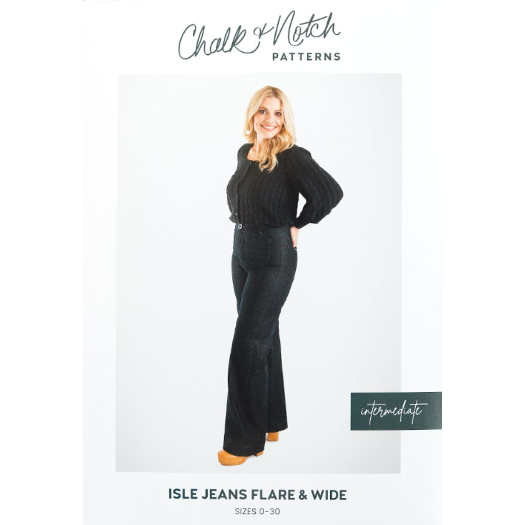 Chalk & Notch Patterns Isle Jeans – Style Maker Fabrics