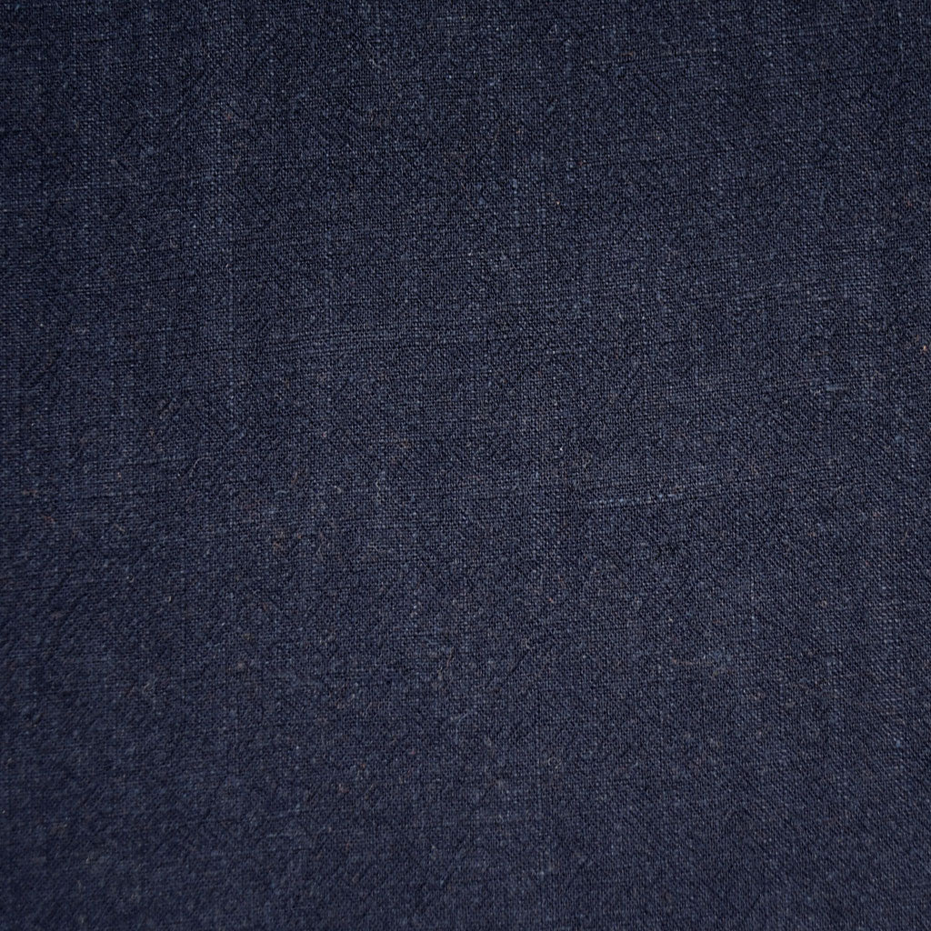 Slub Texture Linen Blend Solid Midnight – Style Maker Fabrics