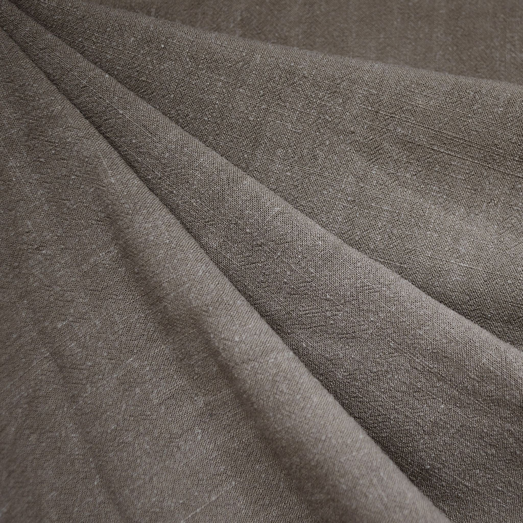 Slub Texture Linen Blend Solid Taupe SY – Style Maker Fabrics