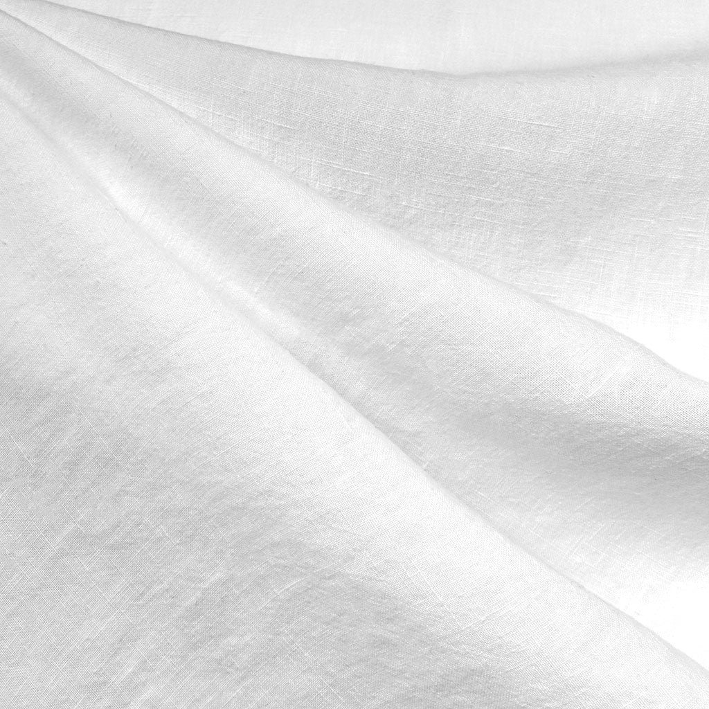 Soft Washed Linen Solid White – Style Maker Fabrics