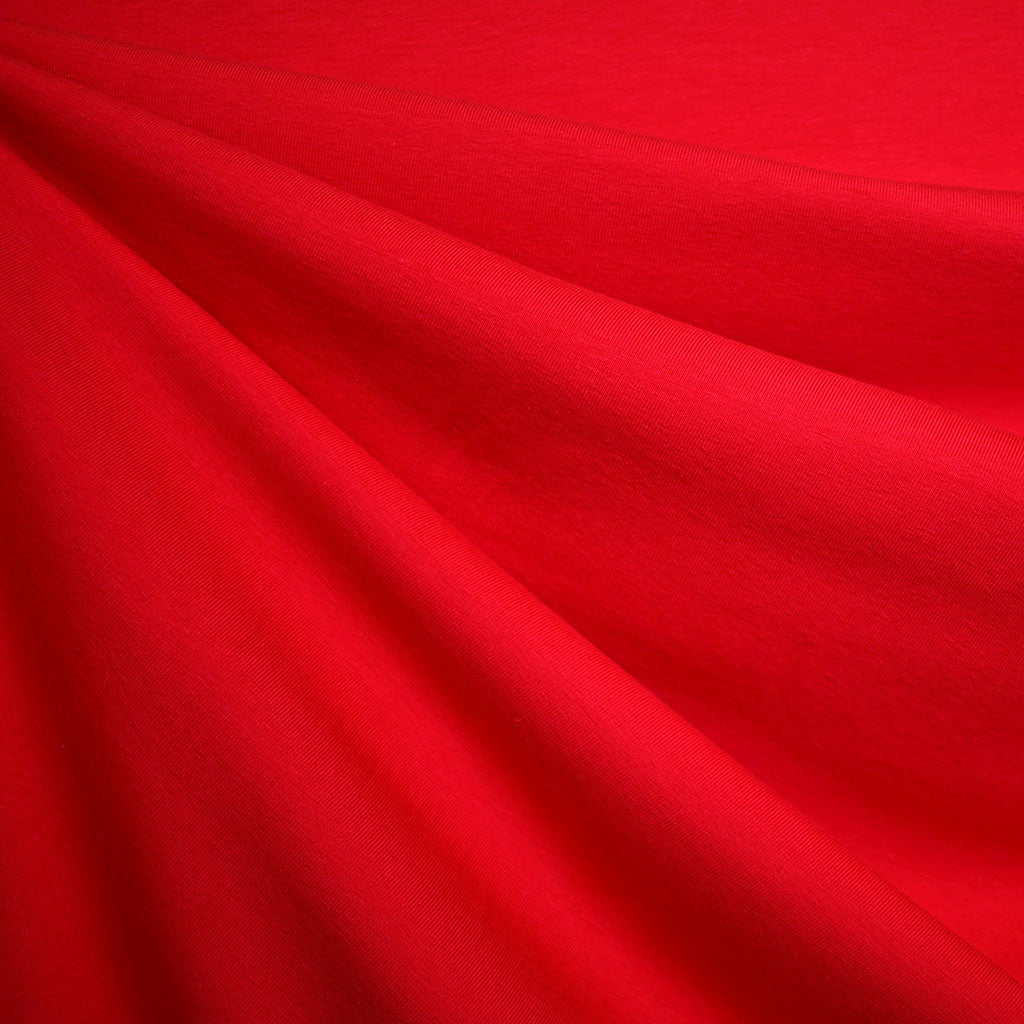 Mid Weight Cotton Jersey Knit Solid Red – Style Maker Fabrics