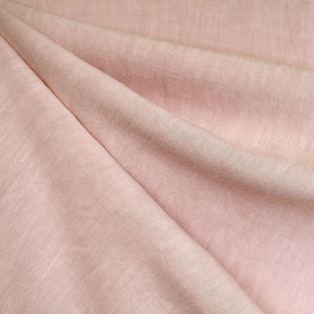 Soft Washed Linen Solid Blush – Style Maker Fabrics