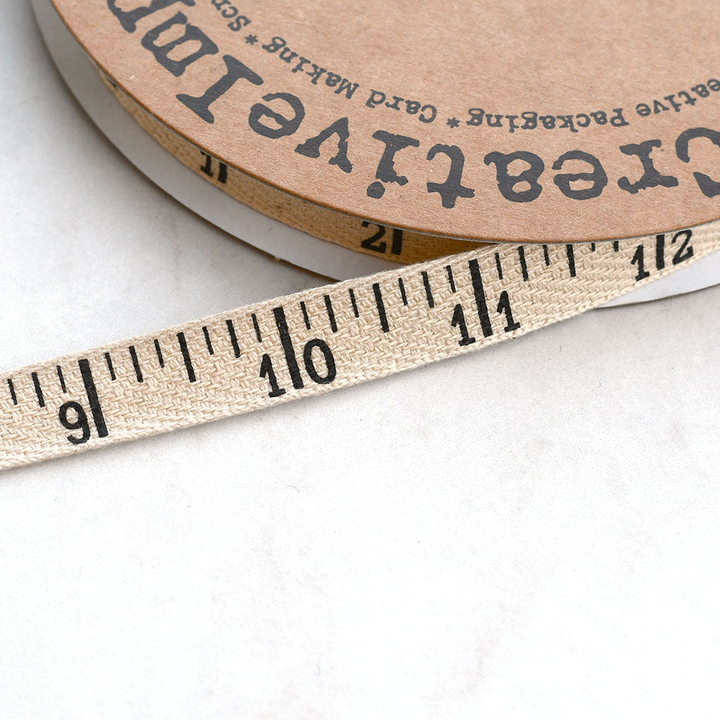 Antique Ruler Printed Twill Tape – Style Maker Fabrics