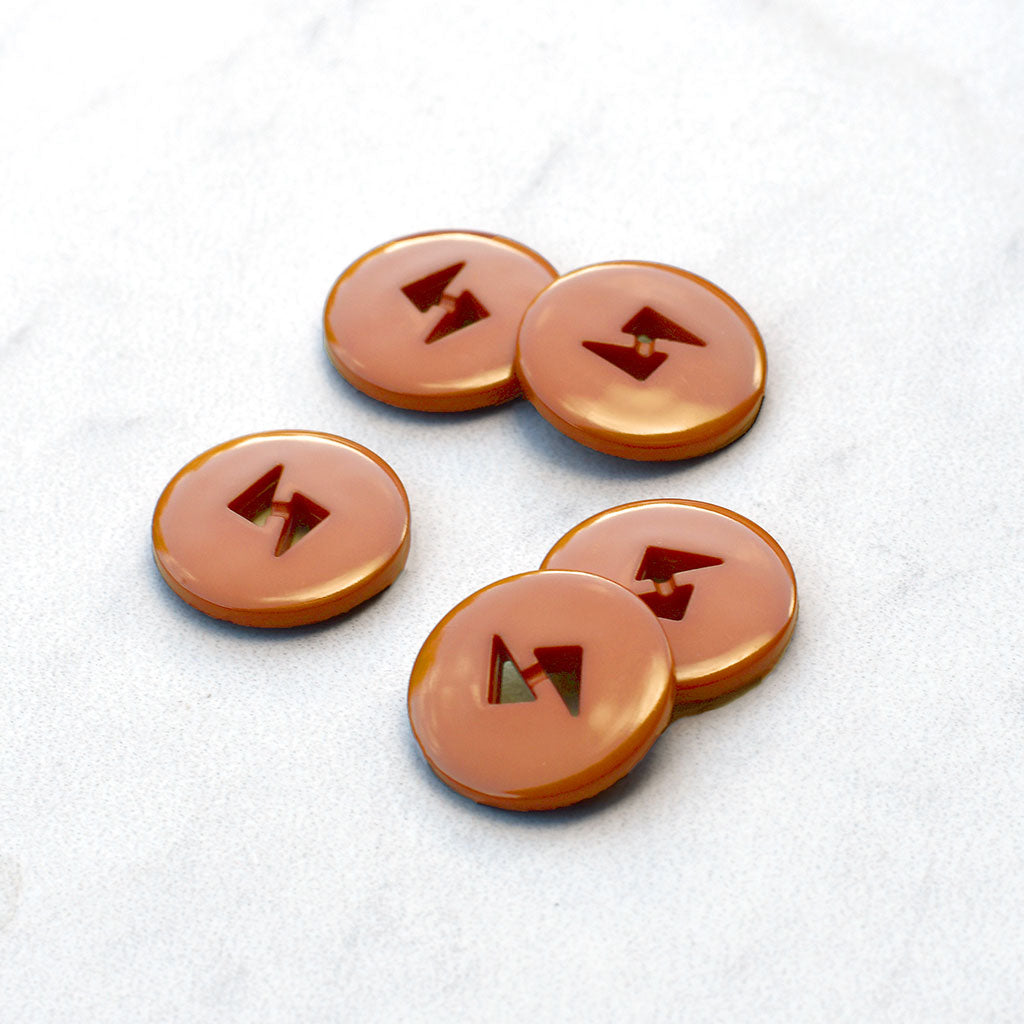 Geometric Cut Out Button – Style Maker Fabrics