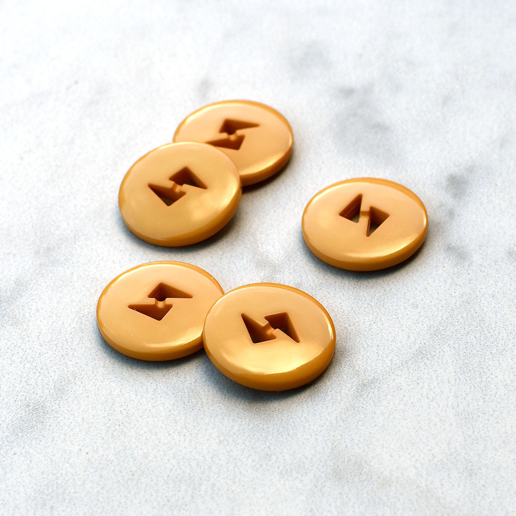 Geometric Cut Out Button – Style Maker Fabrics