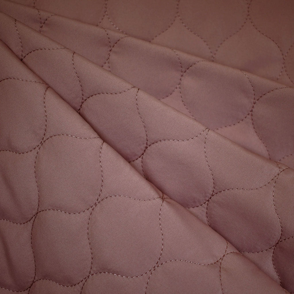 Light Weight Matte Bubble Quilted Puff Coating Rose – Style Maker Fabrics