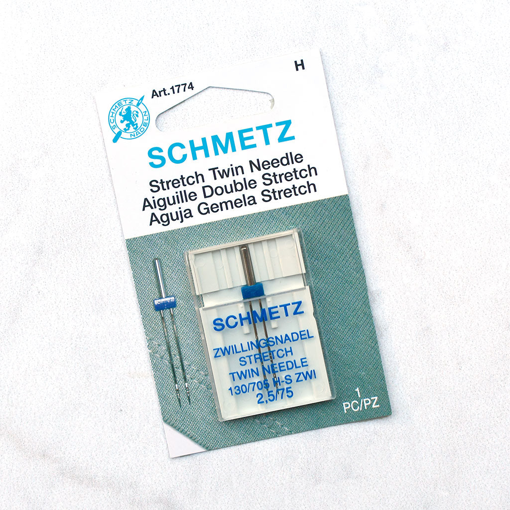 Schmetz Twin Sewing Machine Needles – Style Maker Fabrics