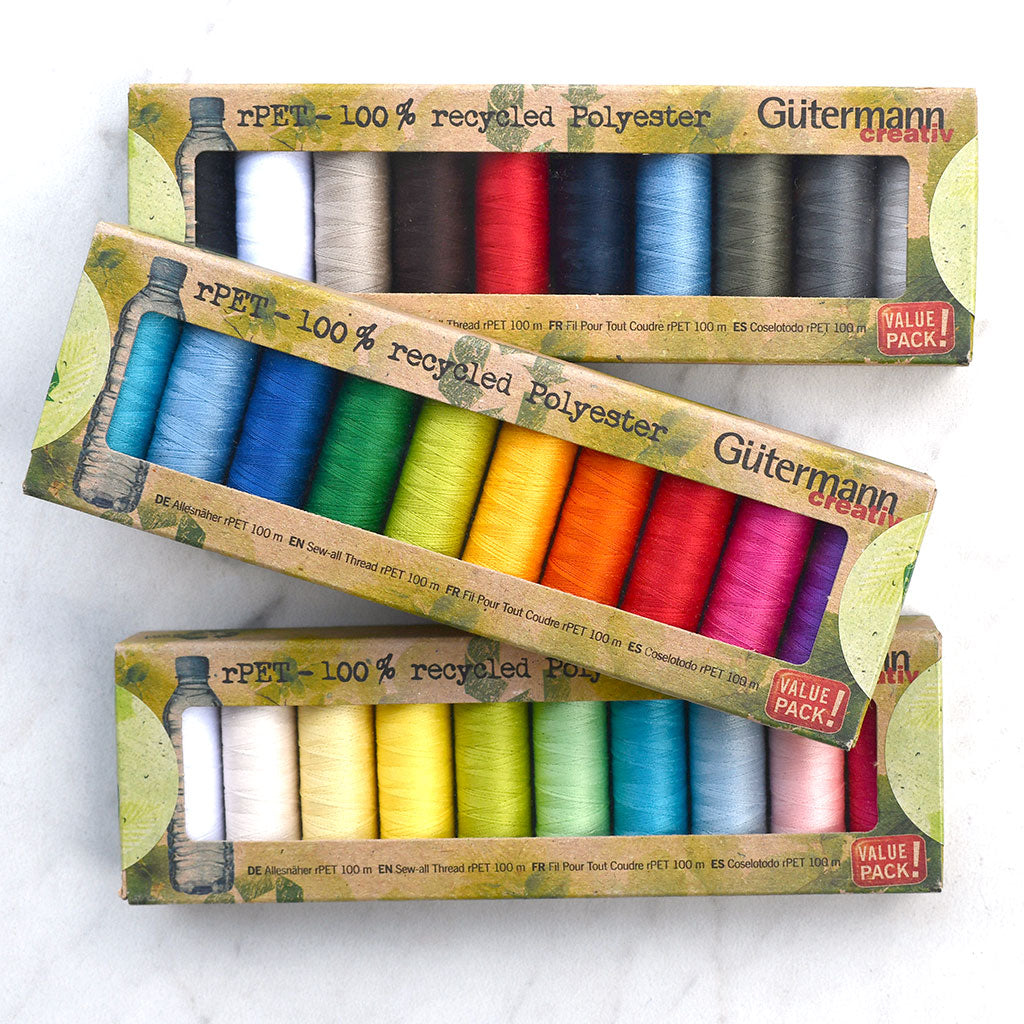 Gutermann Thread Sew all Recycled Polyester Thread Set